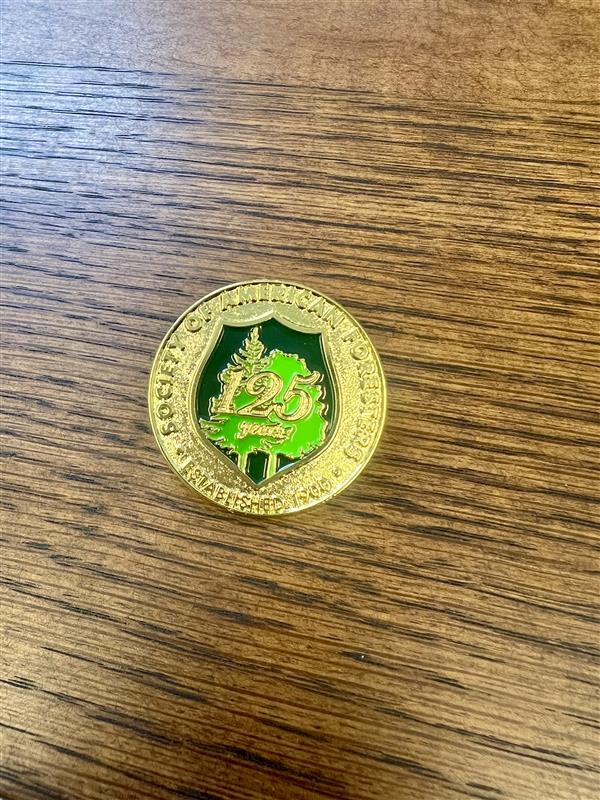 125th SAF Anniversary Gold Lapel Pin – Shop Society of American Foresters